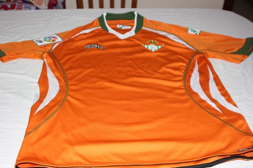 Official Real Betis Football Shirt RBB Size L Player J.Caffa | eBay