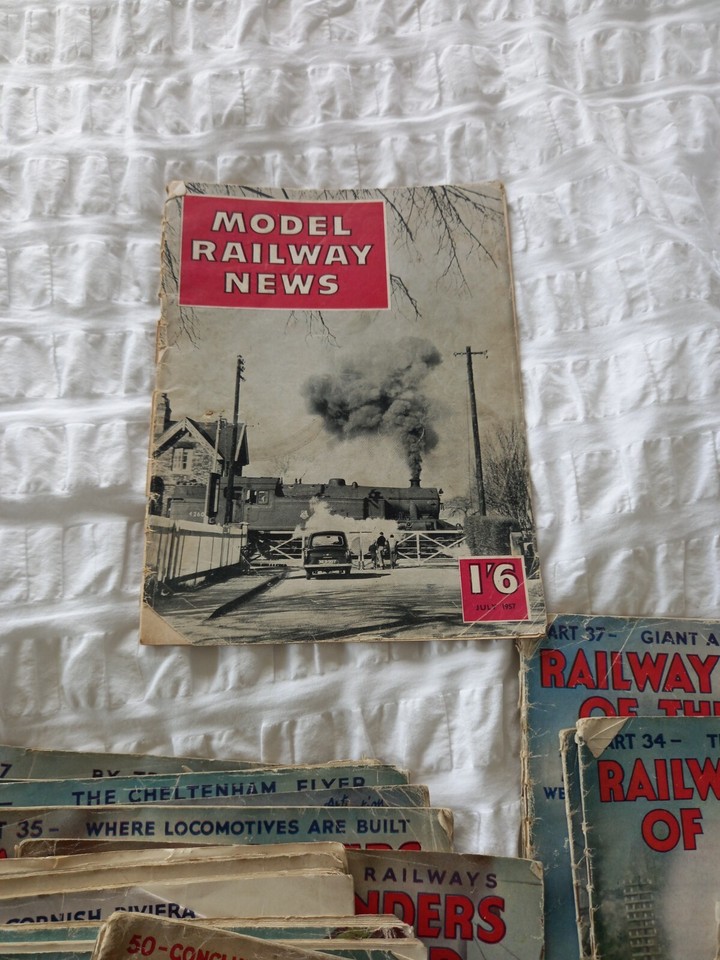 Vintage Job Lot Railway magazines - Railway Wonders Of The World 1935 ...