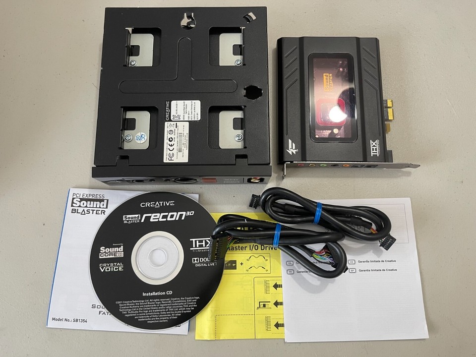 Creative Sound Blaster Recon3D THX PCIE Fatal1ty Pro Champion Series ...