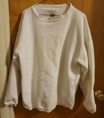 IOU BASICS SWEATSHIRT WHITE pullover S Small | eBay