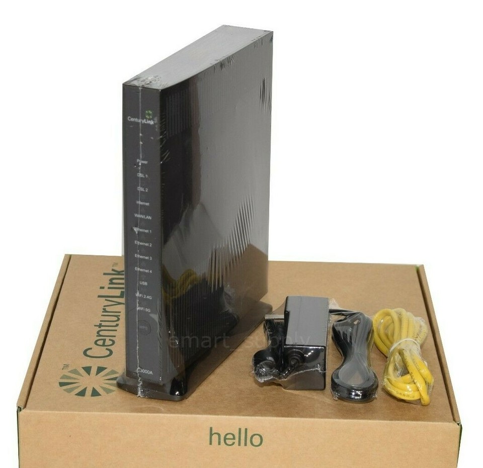 CenturyLink Actiontec C3000A WiFi Modem Router 802.11n & 802.11ac DSL ...