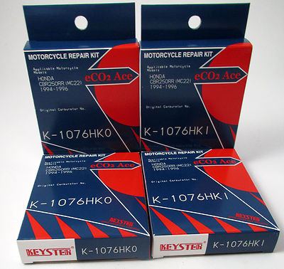4 x Honda CBR250RR MC22 1994-1996 or Later Carb Kits | eBay