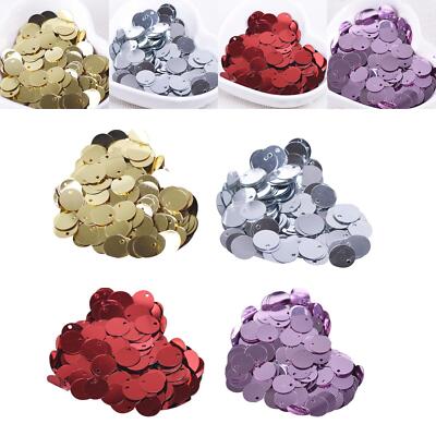 300pcs Round Bulk Loose Sequins for Holiday Applique Arts Crafts And | eBay