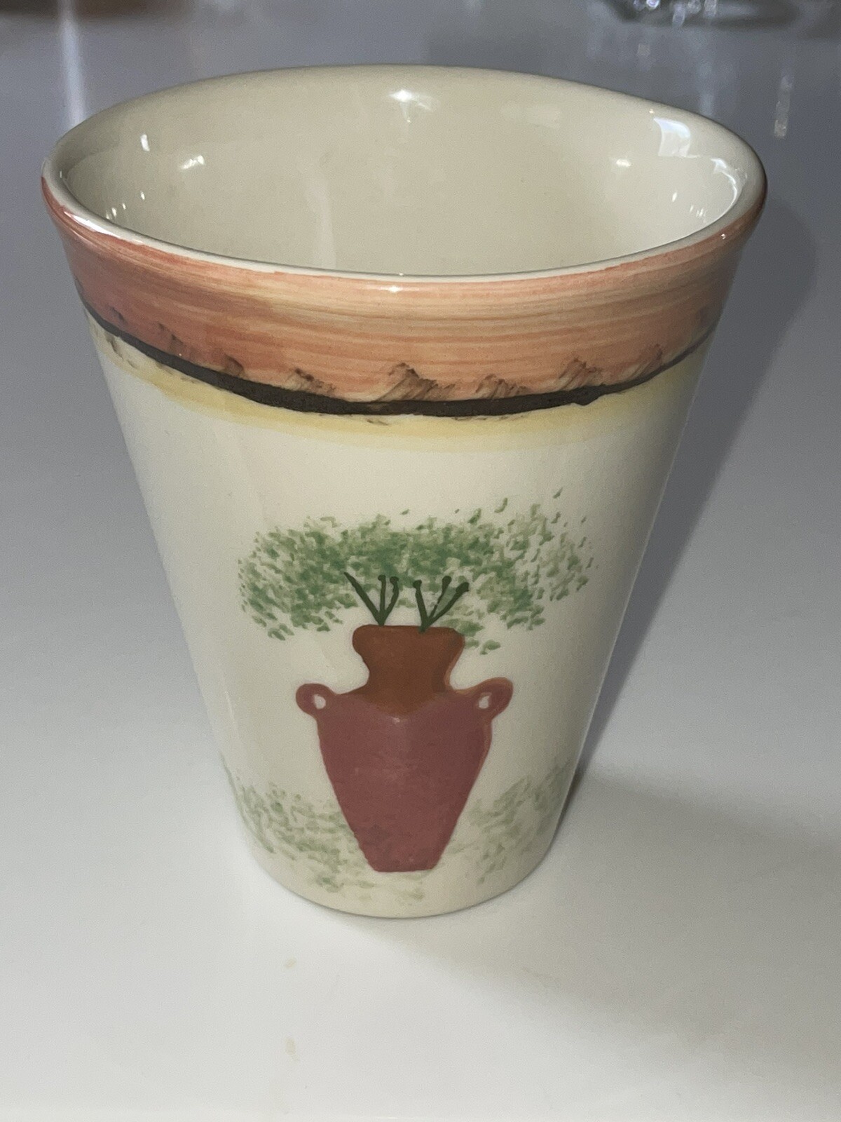 Hartstone Pottery Judy Kruger Garden Folk 5.5" Planter Pot Jardiniere ...