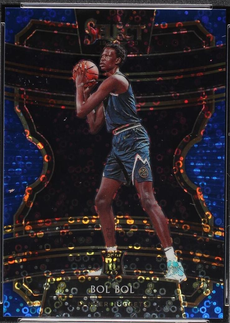 2019-20 Panini Select - Concourse Bol Bol #56 Blue Disco Prizm /25 (RC ...