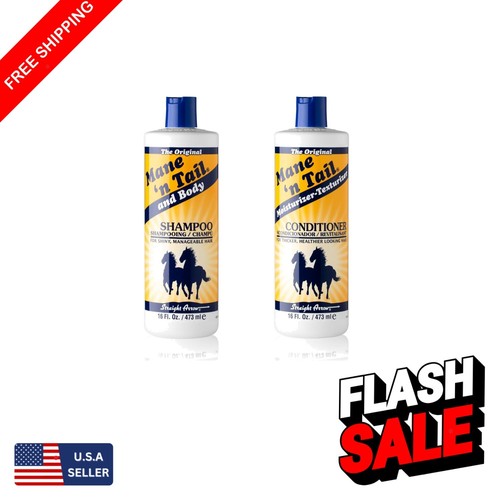 Luxurious 16 oz Shampoo & Conditioner Set - Strengthening, No Harmful ...