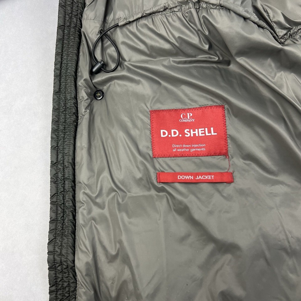 CP Company D.D. Shell Lens Puffer Jacket Green Coat Medium 2769 | eBay UK