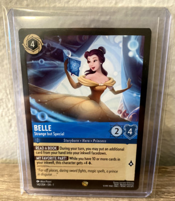 Disney Lorcana Belle Strange But Special - 142 Legendary Rare Non-Foil ...