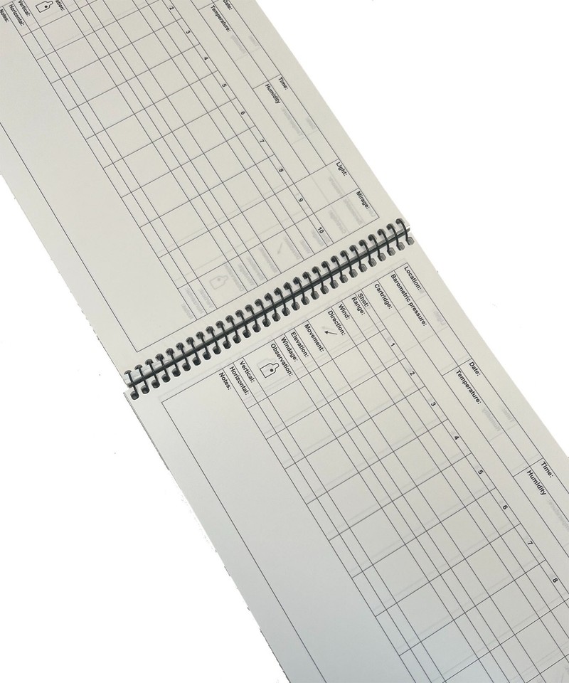 Modestone Snipers Logbook / Data Book Waterproof Notepad - Sniper Sharp ...