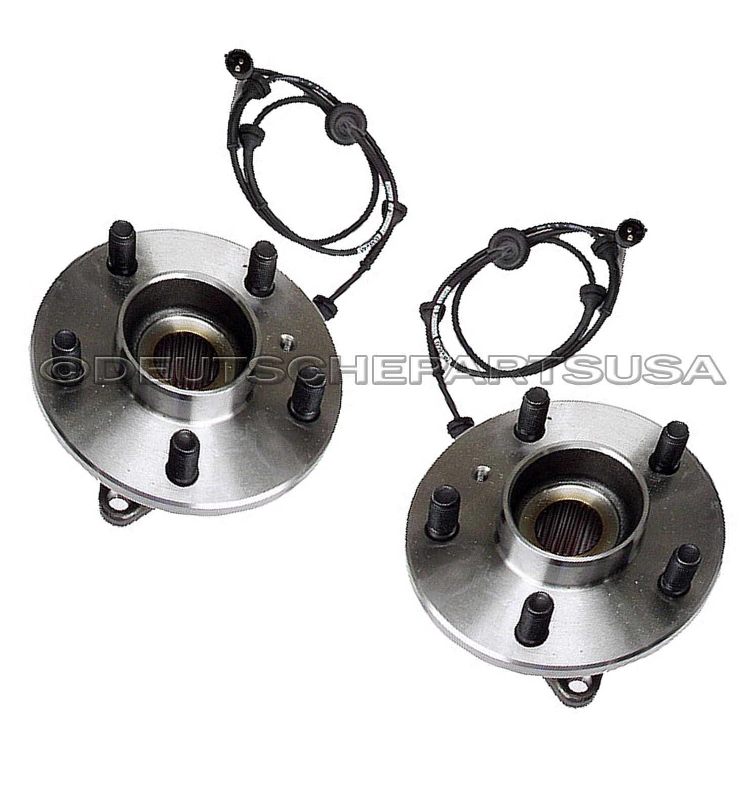 LAND ROVER DISCOVERY FRONT WHEEL HUBS BEARINGS ASSEMBLY + SENSOR ...