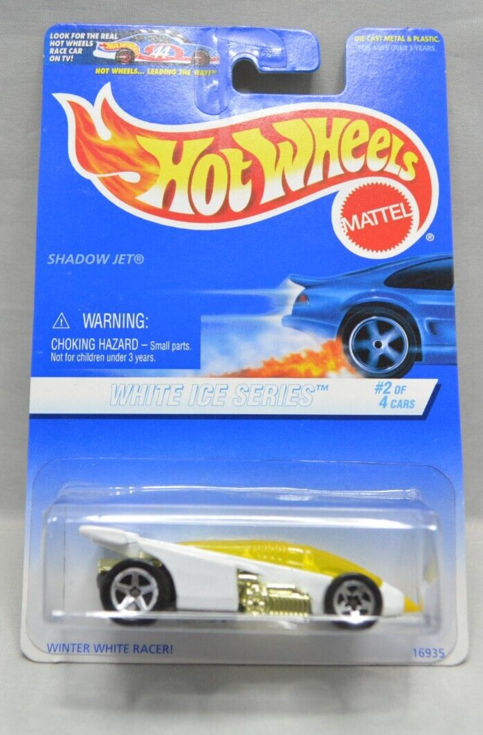 Hot Wheels Shadow Jet #562 White Ice Series 2 of 4 Die-Cast Car Mattel ...