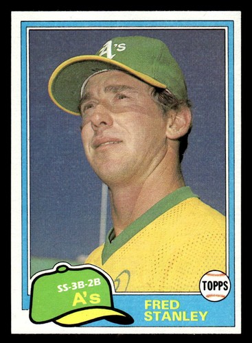Fred Stanley Oakland Athletics 1981 Topps Traded #834 | eBay