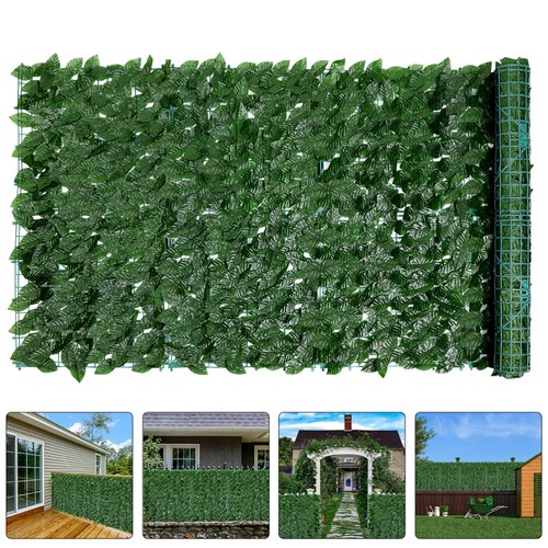 Simulation Fence Network Artificial Hedges Panel Balcony Green Leaf | eBay
