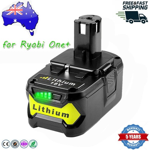 18V For Ryobi One+ Plus P108 Lithium Battery RB18L50 P104 P780 RB18L40 ...