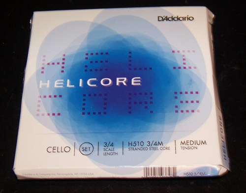 D'Addario Helicore Cello String Set, 3/4 Scale, Medium Tension | eBay