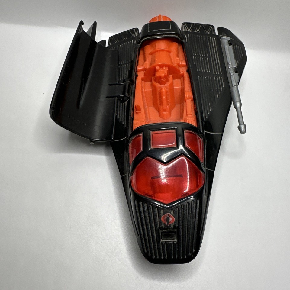 80s Vintage GI Joe Arah Cobra Night Raven Recon Drone Black Jet Plane ...