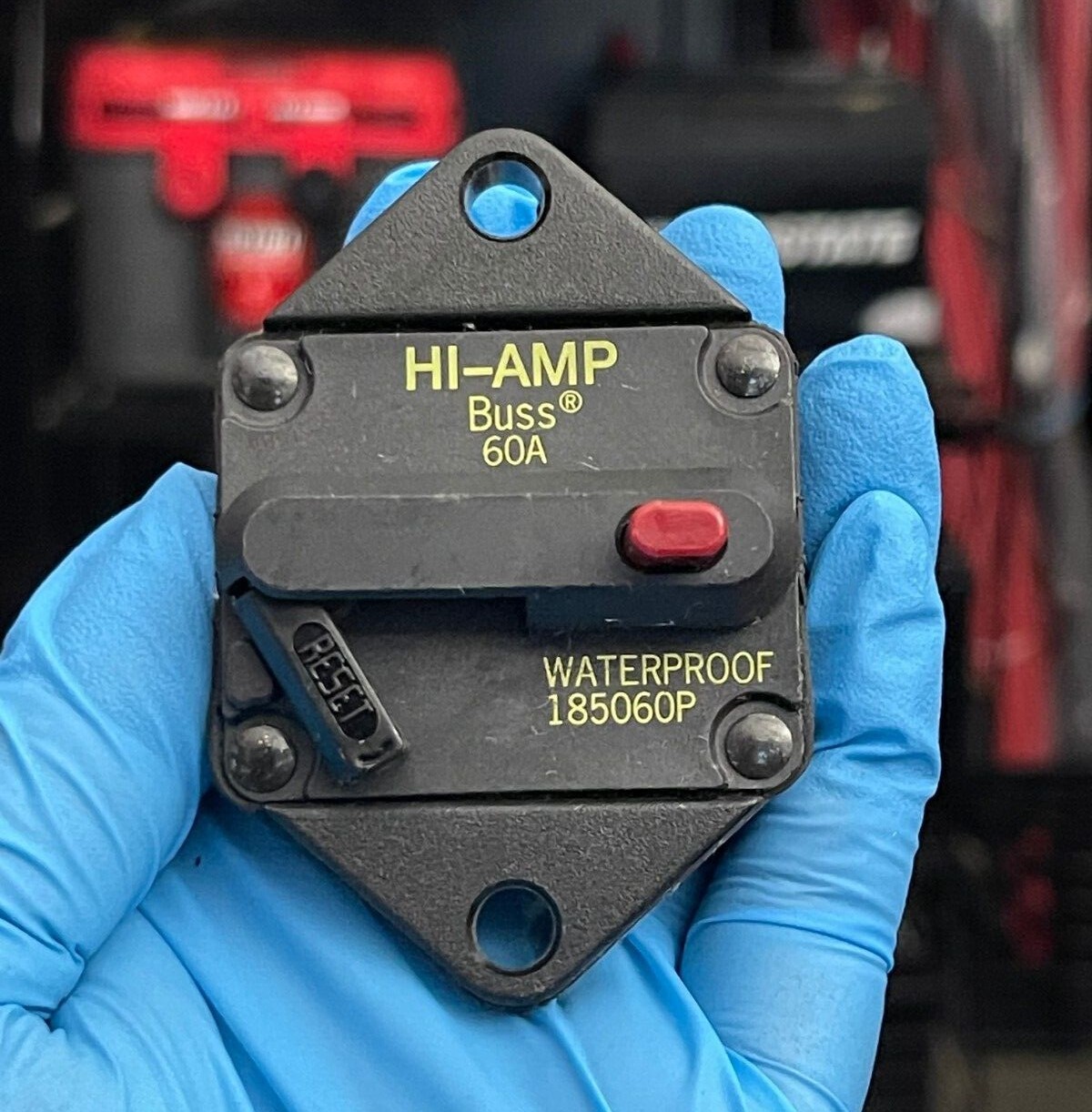 HI-AMP Buss 185060p 42V DC60 Amp Circuit Breaker WATERPROOF | eBay