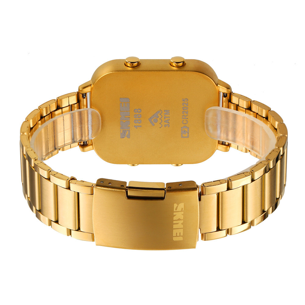 SKMEI Sport Watch Men Astronaut Dial Digital Wristwatch Male Steel LED ...