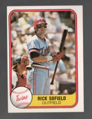1981 Fleer Rick Sofield Minnesota Twins #563 Near Mint or Better | eBay