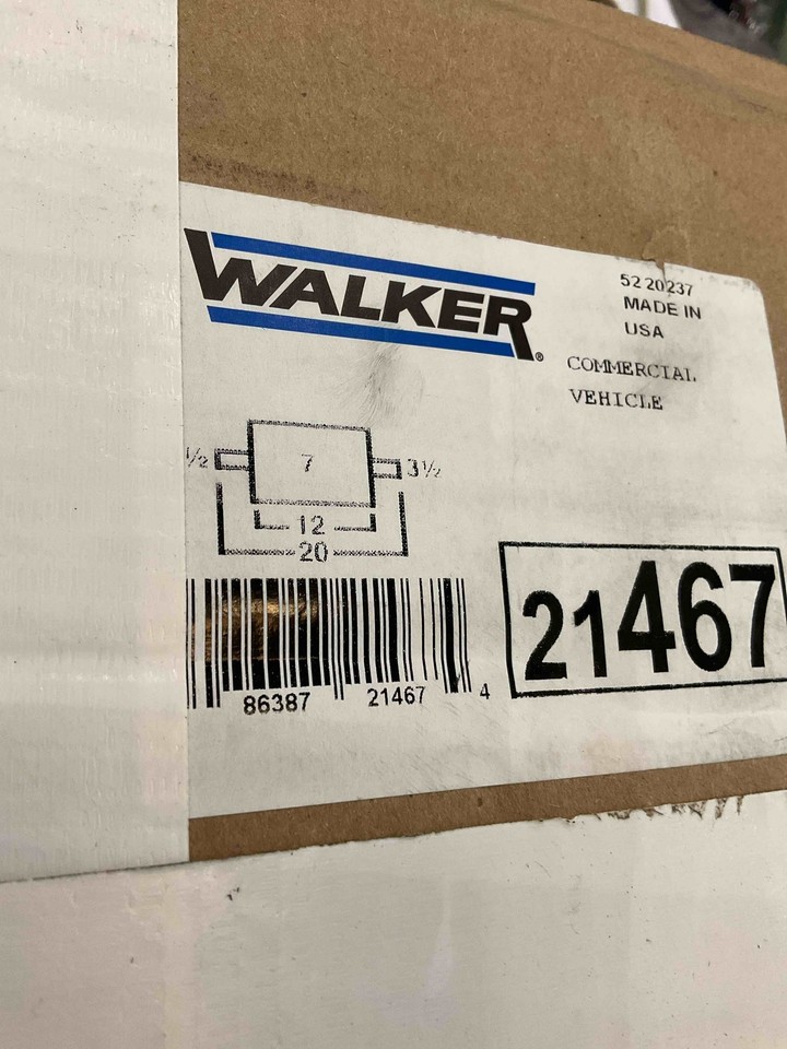 Walker Heavy Duty 22771 Direct Fit Exhaust Muffler 5" Inlet (ID) 5 ...