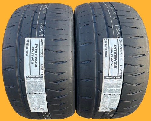 Set of TWO BRAND NEW 285/35R20 Bridgestone Potenza RE-71RS RE71RS Tires ...