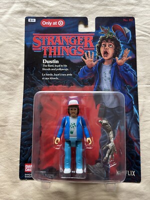 Dustin action figure Bandai Netflix Stranger Things 4" Feature Figure ...