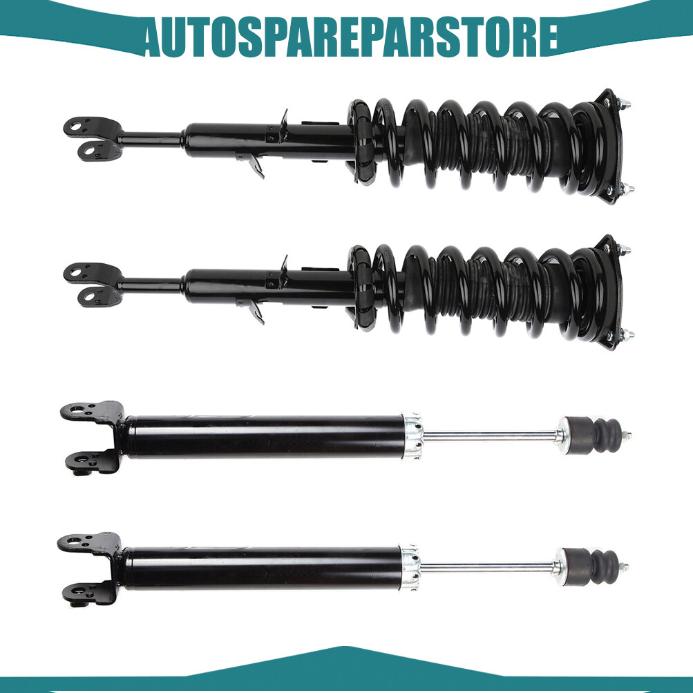 For 2003-2007 Infiniti G35 Front Rear Complete Shocks Struts w/ Coil ...