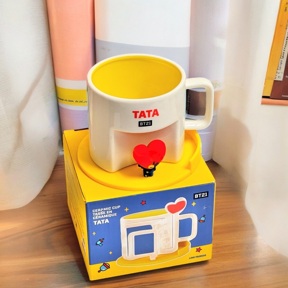 BT21 Ceramic Mug Cup Line Friend Collectable Miniso Limited Edition 340 ...