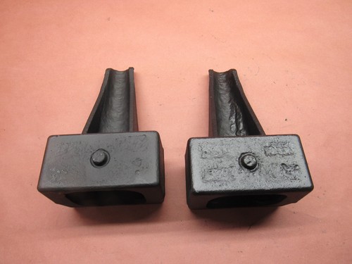 99-07 Ford F250 F350 OE Leaf Spring Spacer Lift Block Set 3 7/8" F81A ...
