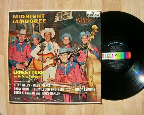 ERNEST TUBB feat Patsy Cline Midnight Jamboree Decca DL 4045 orig 1962 ...