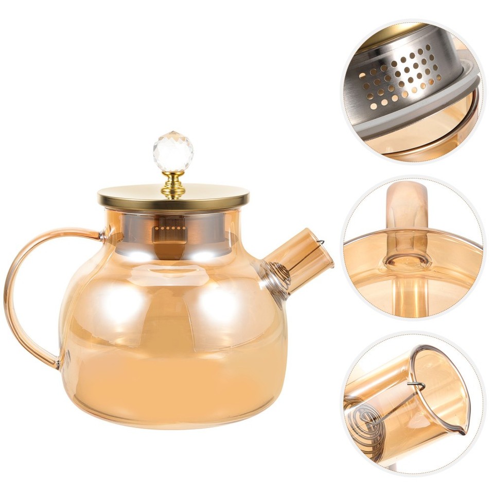 Glass Pitcher Hot Water Pitcher Large Capacity Beverage Kettle Water ...