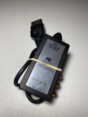 Original Xbox Advanced AV Pack S-Video OEM Official (X08-25261) | eBay