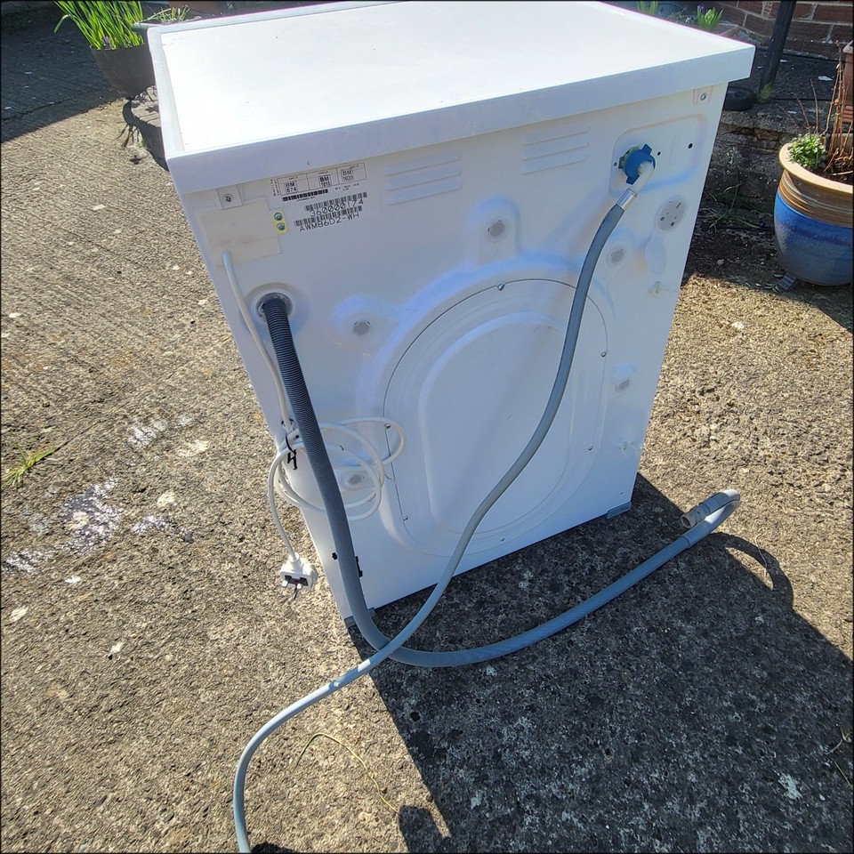 Ebac 1600rpm Washing Machine 7kg Load Class C AWM106D2WH | eBay UK