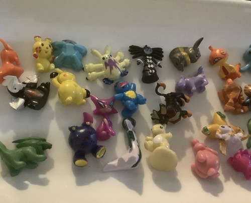 Lot of 50 Pokemon Mini Figures 1" Inch Plastic Toys RL R/L.W 1999-2000 ...