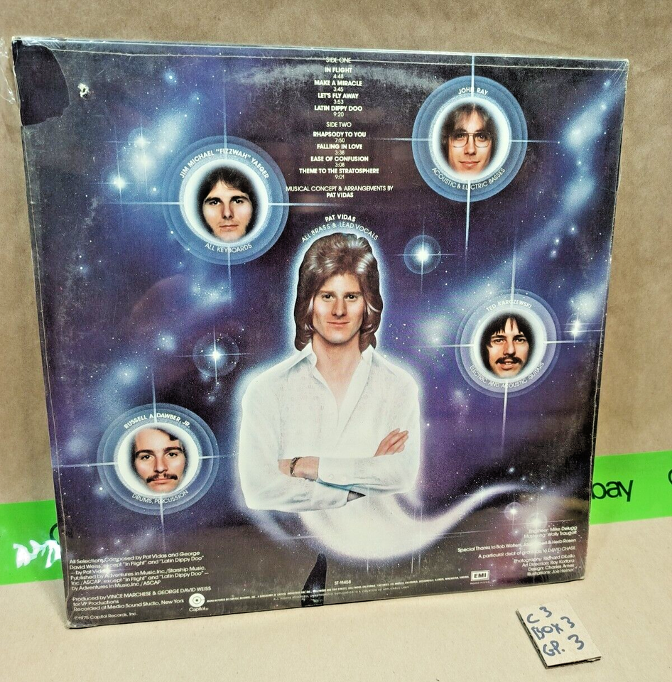 FLIGHT, self titled 1975 Jazz Fusion Rock Album~Capitol Record #ST ...