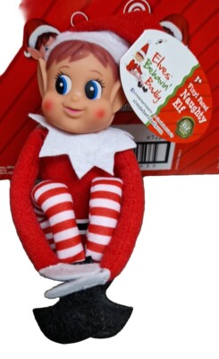 Elves Behavin Badly - 12" Naughty Elf with Vinyl Face - Red | eBay UK