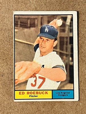1961 Topps Ed Roebuck #6 VG | eBay