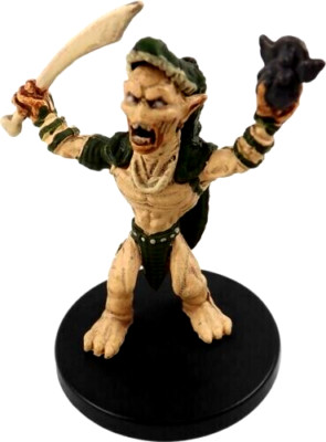 D&D Miniature - MORLOCK CLERIC #20 (Jungle of Despair - VHTF FIGURE and ...