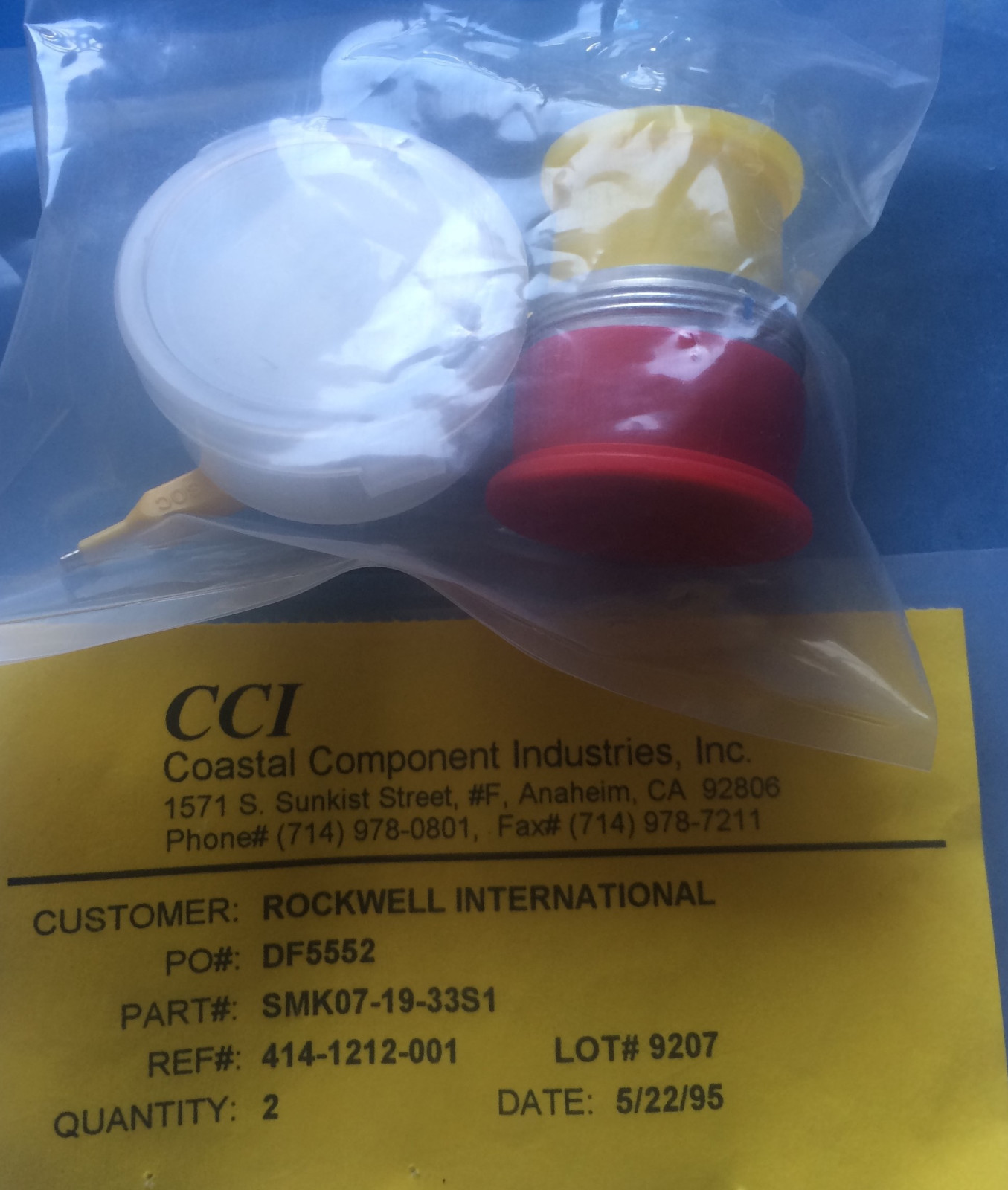 SMK07-19-33S1 DEUTSCH CONNECTOR Circular MIL Spec PLUG ASSY CAPLUG W ...