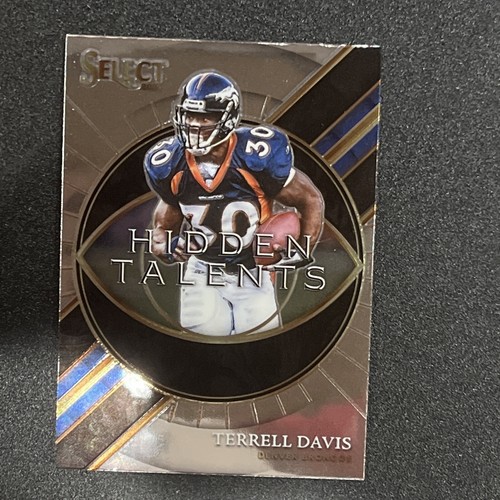 TERRELL DAVIS 2021 Panini SELECT Football HIDDEN TALENTS Denver BRONCOS ...