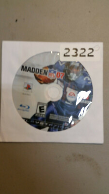 Madden NFL 07 (Sony PlayStation 3, 2006) disc only tested 14633152470| eBay