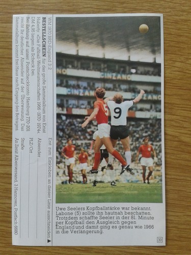 Brian Labone Everton World Cup 1970 German Sammelalbum Ernst Huberty ...