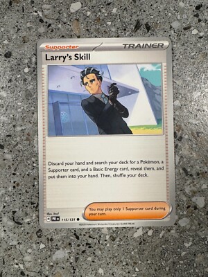 Pokemon TCG Cards Larry's Skill 115/131 Prismatic Evolutions NM-M | eBay