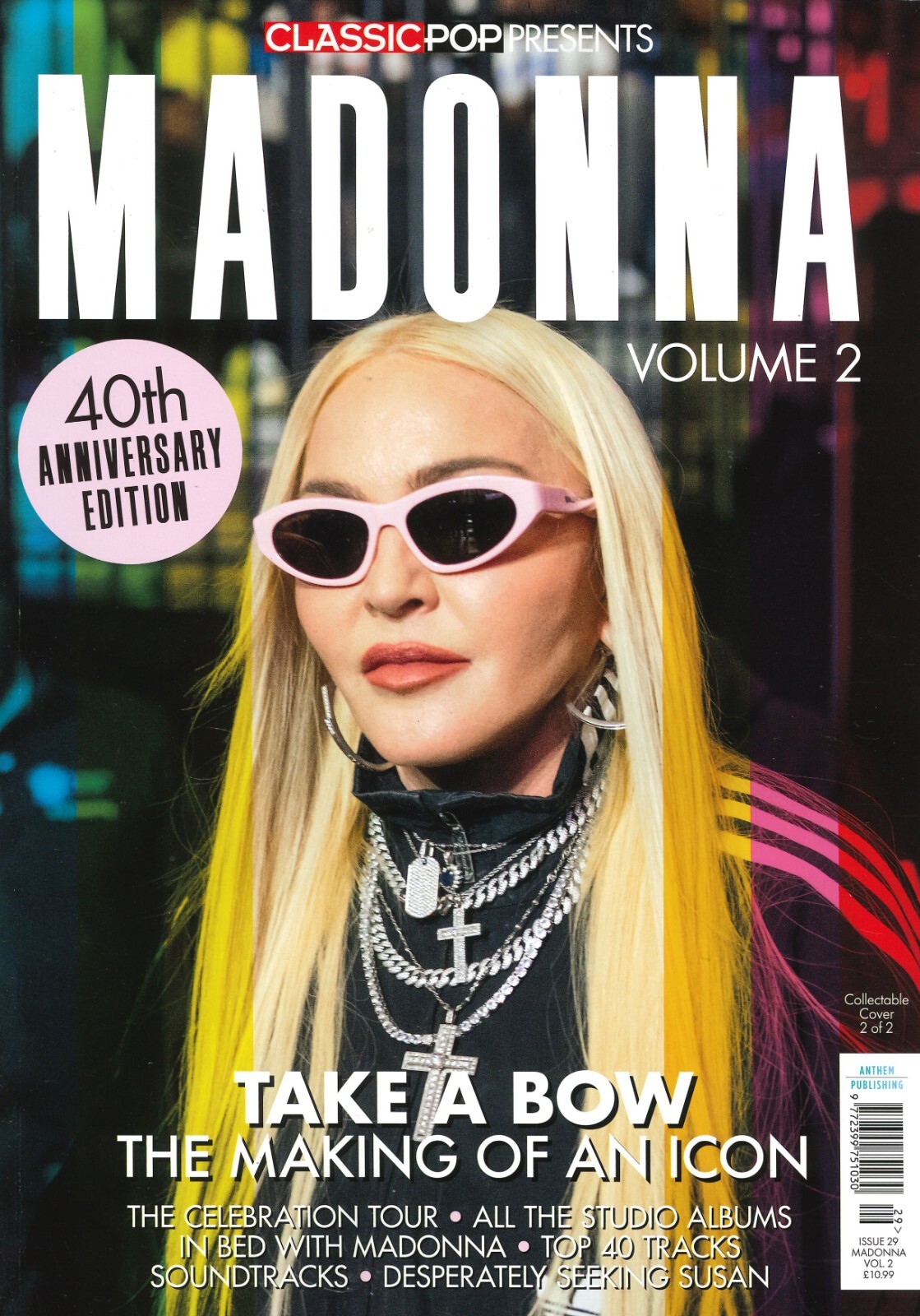UK Classic Pop Magazine Madonna Vol.2, Cover #2, 40 Years of Material ...