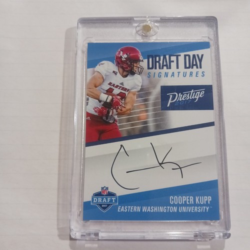 2017 Panini Prestige - Draft Day Signatures Cooper Kupp #DDS-CK (AU, RC ...