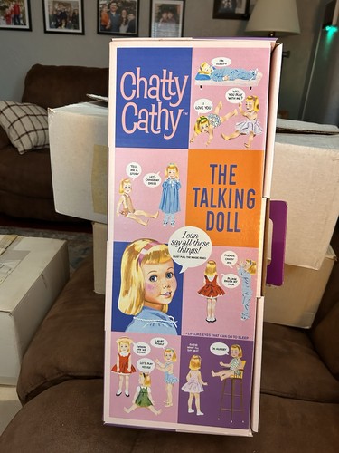 Danbury Mint ~ 2001 Chatty Cathy Talking Porcelain Collector Doll ~In ...