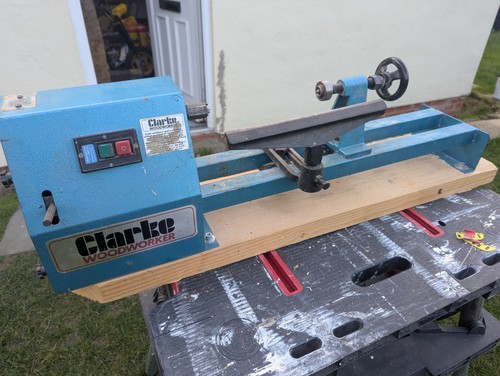 Wood Turning Lathe - Clarke Woodworker bench top Lathe | eBay UK