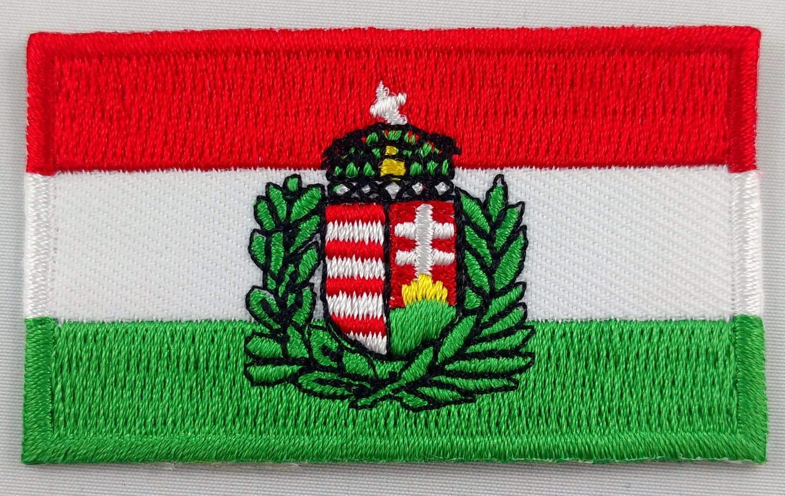 Hungary Coat of Arms Flag Patch Embroidered Iron On Applique Hungarian | eBay