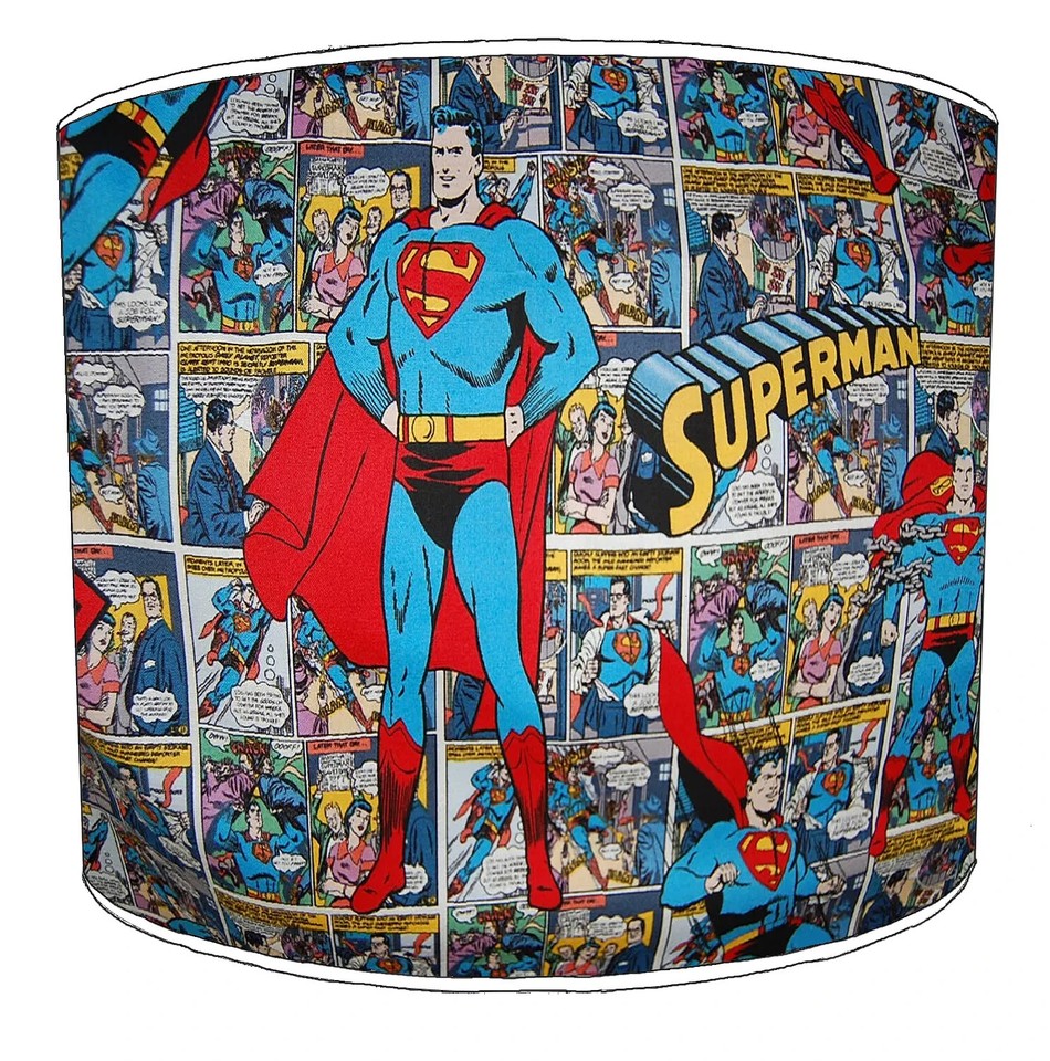 Superhero Comic Strip Books Lampshades Ceiling Lights Pendant shades ...