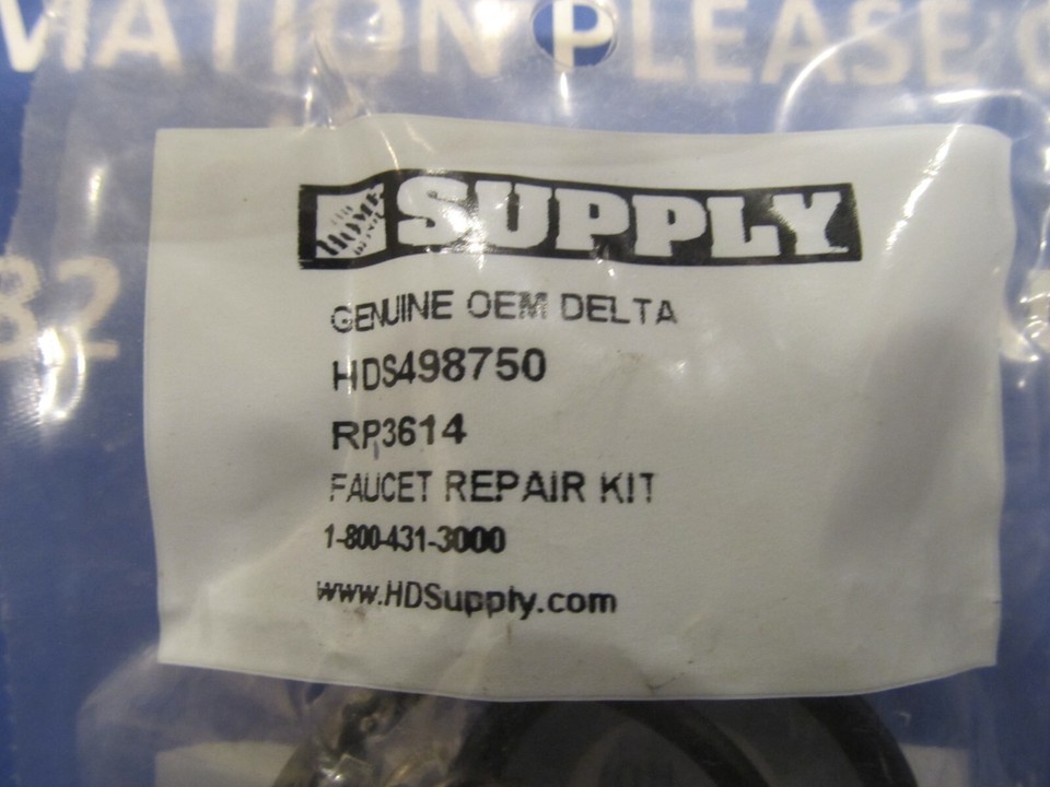 Delta Single Handle Knob or Lever Faucet Repair Kit, RP3614 New Unused ...